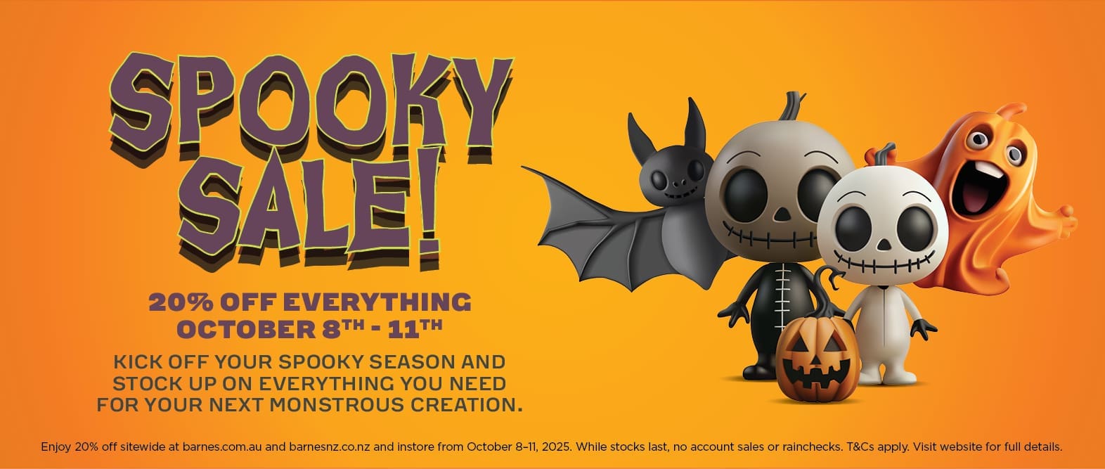 Spooky Season Sale - Barnes Products
